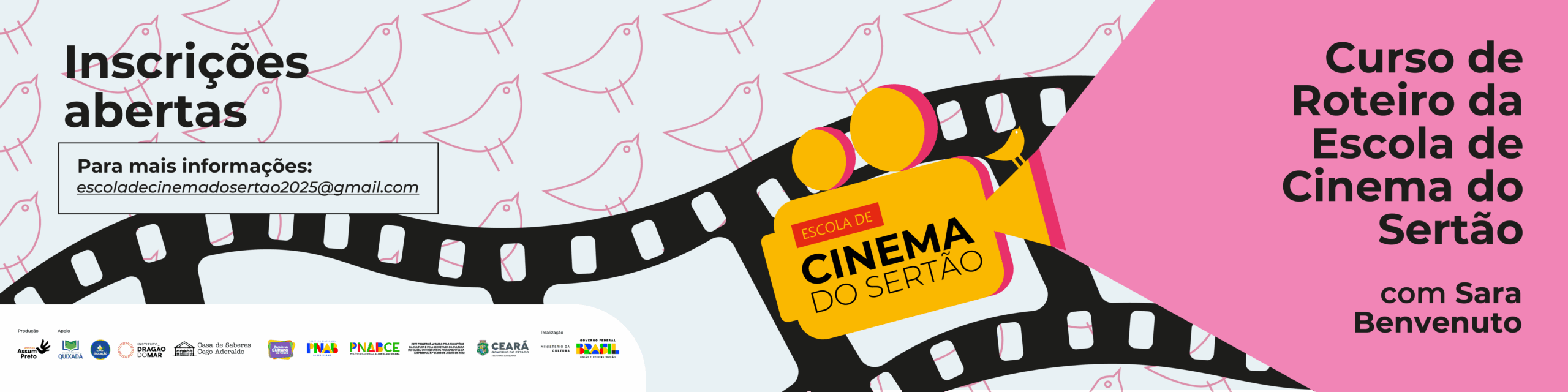 Escola de Cinema do Sertão retoma cursos gratuitos em Quixadá - Jornal ...